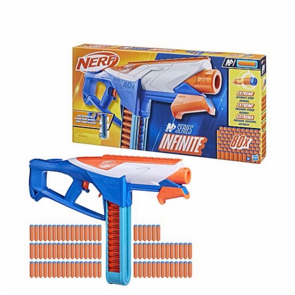 Nerf | Toys | Nerf Nstrike Elite Infinus Blaster Blue And Orange | Poshmark